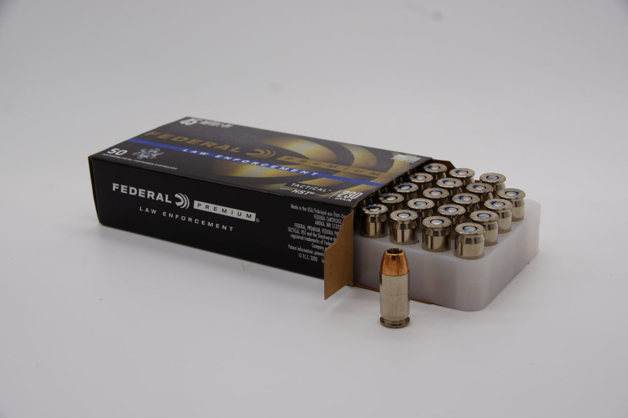 Federal Law Enforcement Premium 45 ACP +P 230 Grain, JHP 50Rd/Box ...