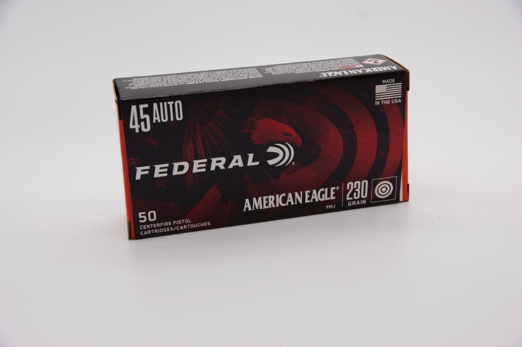 Federal American Eagle 45 Auto 230 Grain FMJ 50Rd/Box - AE45A - Caliber ...